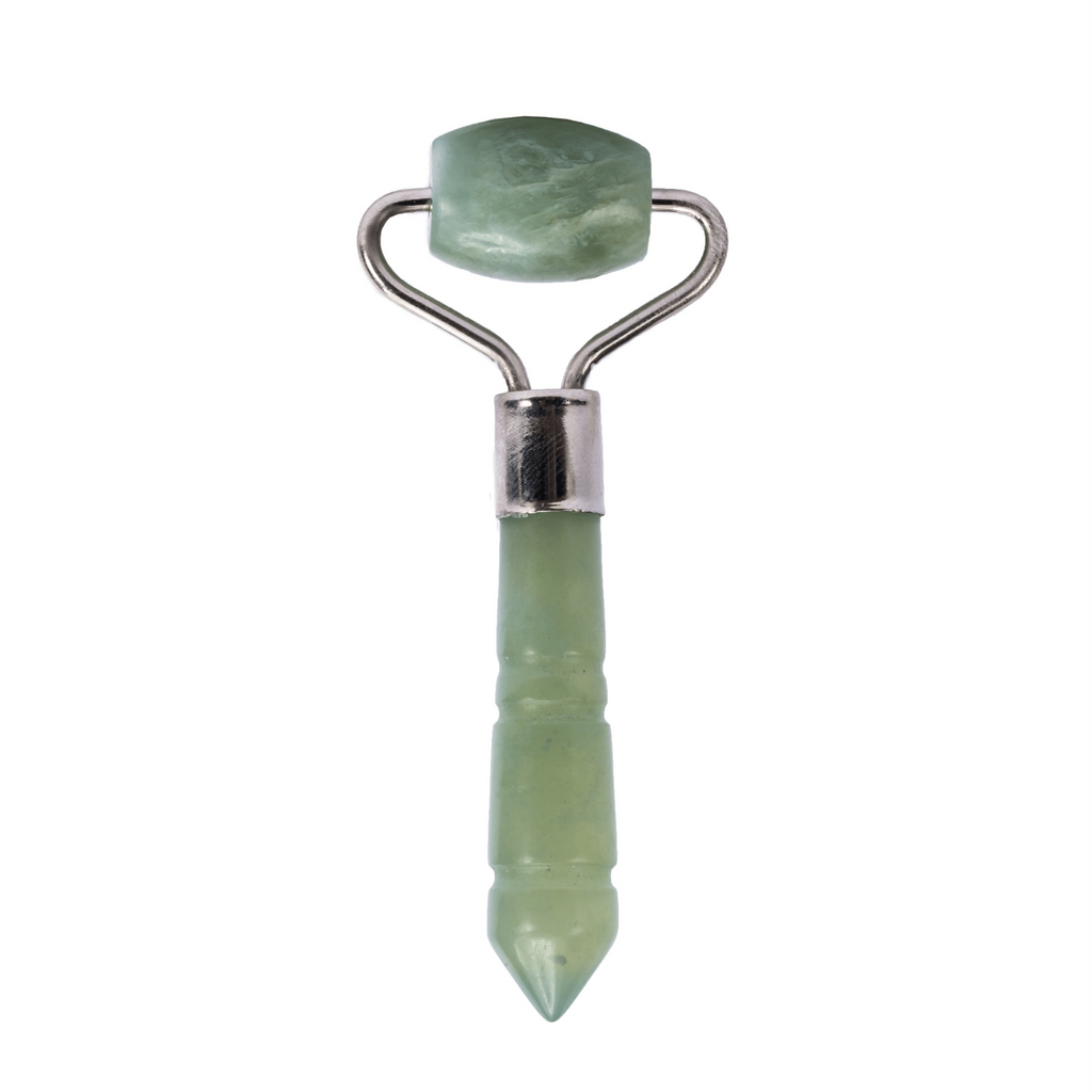 Mini Jade Eye Face Roller & Under Eye Massager |Skin Gym